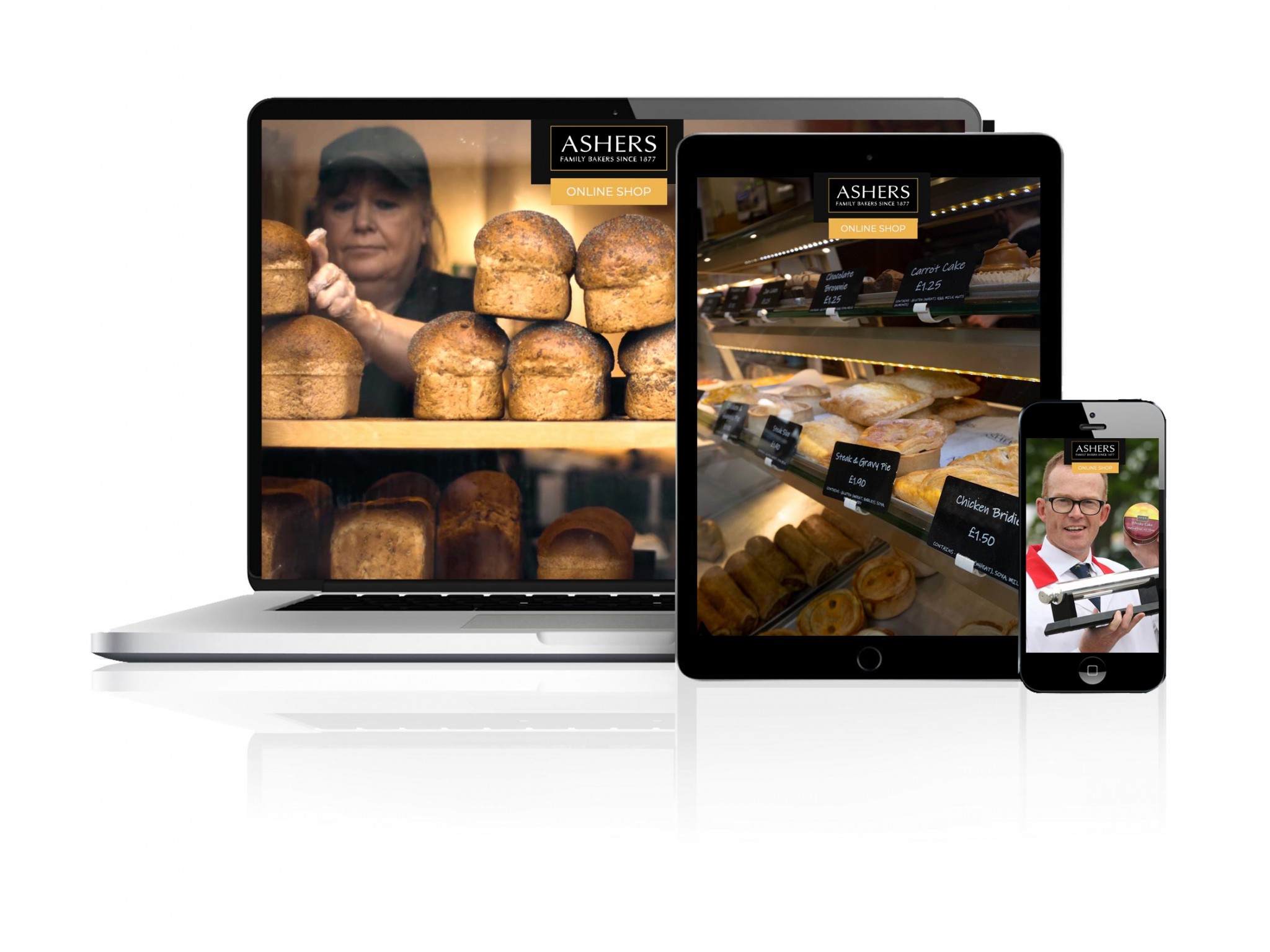 Ashers Bakery :: 2bcreative